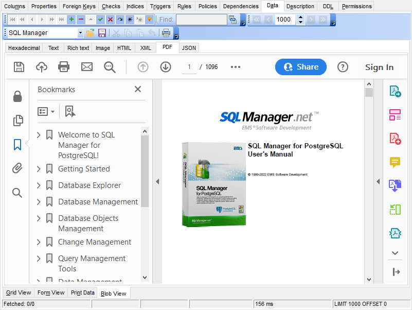 Online Documentation For Sql Manager For Postgresql Sqlmanager
